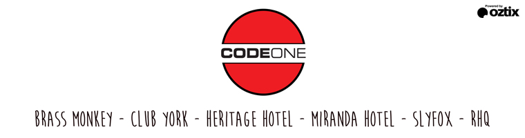 Code One Entertainment ticket sales powered by OzTix